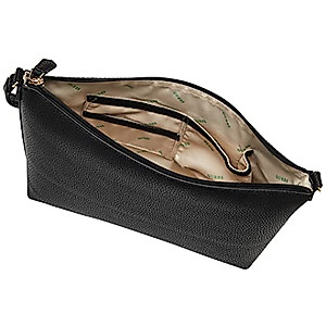 GUESS Womens Eco Brenton Tote Shoulder Bag, Black, One Size US