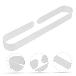 KITANDOVE Hand Towel Racks for Bathroom Towel Rack for Kitchen Towel Holder Wall-Mounted Storage Rack Paper Hanging Shelf Towel Rod Paper Towel Organizer Dispenser Space Aluminum White