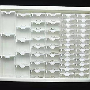 Diamond Painting Storage Container with 42/50/78 Slots Grids, Embroidery Accessories Beads Sewing Supplies Organizer