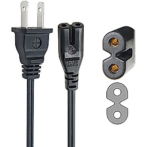 Marg AC in Power Cord Cable Plug Lead for Sonos ZonePlayer Connect:AMP ZP120 Digital Internet Radio Zone Player Music Player, Playbar Soundbar Wireless Speaker PBAR1US1BLK PBAR1US1BLK TV