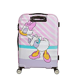 American Tourister suitcases Unisex Adult Spinner M (67 cm-64 L), Multicolour (Daisy Pink Kiss)