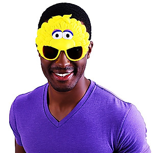 Sun-Staches Sesame Street Official Big Bird Sunglasses, Costume Accessory, UV 400, One Size Fits Most, 8"
