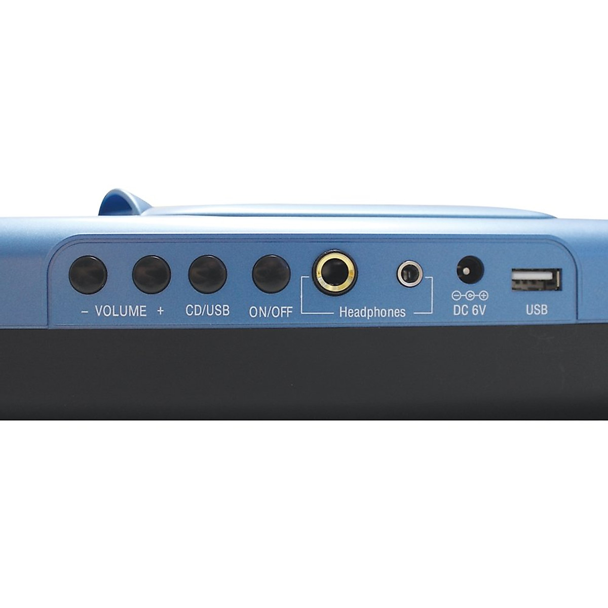 HamiltonBuhl Top-Loading Portable Classroom CD Player with USB and MP3