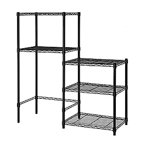 DormCo Mini Shelf Supreme with Supreme Shelving - 3 Shelf Add On (Standard) - Black
