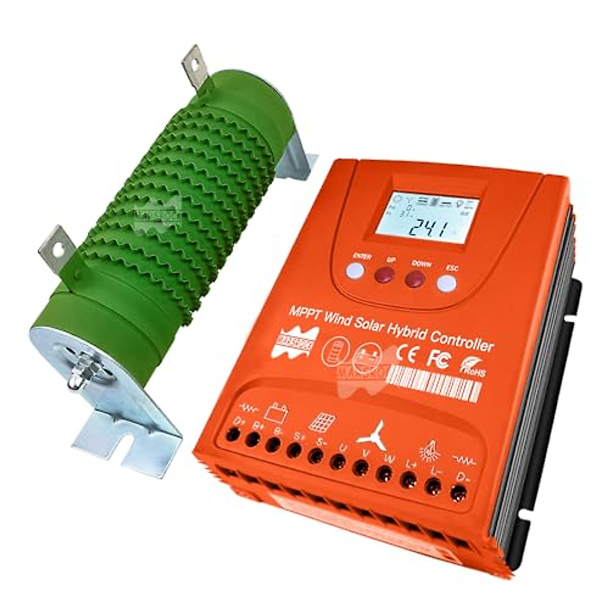 Mars Rock 3000w Regulator Max Wind 1500w Max Pv 1500w Mppt Wind Solar Hybrid Controller Bluetooth Android App