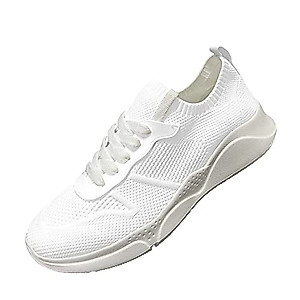 KUIFORTI Lovely Pug Print Women's Road Running Shoes Lightweight Athletic Shoes for Girls Cute Fashion Sneakers Breathable Mesh Sports Tennis Shoes,Size 40 EU