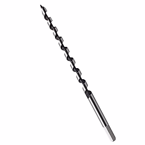 Litoexpe 1/2 Inch x 12 Inch Auger Drill Bit, 3/8-Inch Hex Shank Ship Auger Long Drill Bit for Wood, Plastic, Drywall and Composite Materials