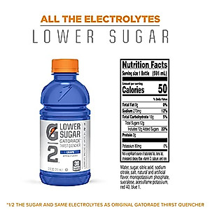 Gatorade G2, Grape, 20oz (Pack of 8)