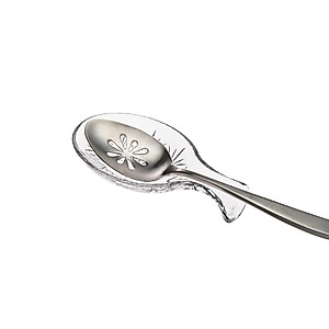 Godinger Spoon Rest for Kitchen, Crystal Glass Spoon Holder Rest - Dublin Collection