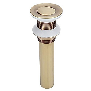 Walfront Antique Flap Hole Sink Drain with NonOverflow Wash Basin Drainer Stopper Accessory for Home Toliet Hotel Bathtub(Without Hole), Launching Accessories