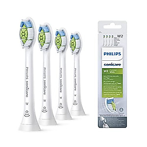 Philips Sonicare Optimal Whitening BrushSync Heads, White, Pack of 4 (Compatible with All Philips Sonicare Handles)