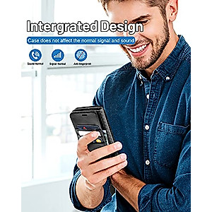 OCASE Compatible with iPhone 13 Wallet Case, PU Leather Flip Folio Case with Card Holders RFID Blocking Kickstand [Shockproof TPU Inner Shell] Phone Cover 6.1 Inch 2021 (Black)