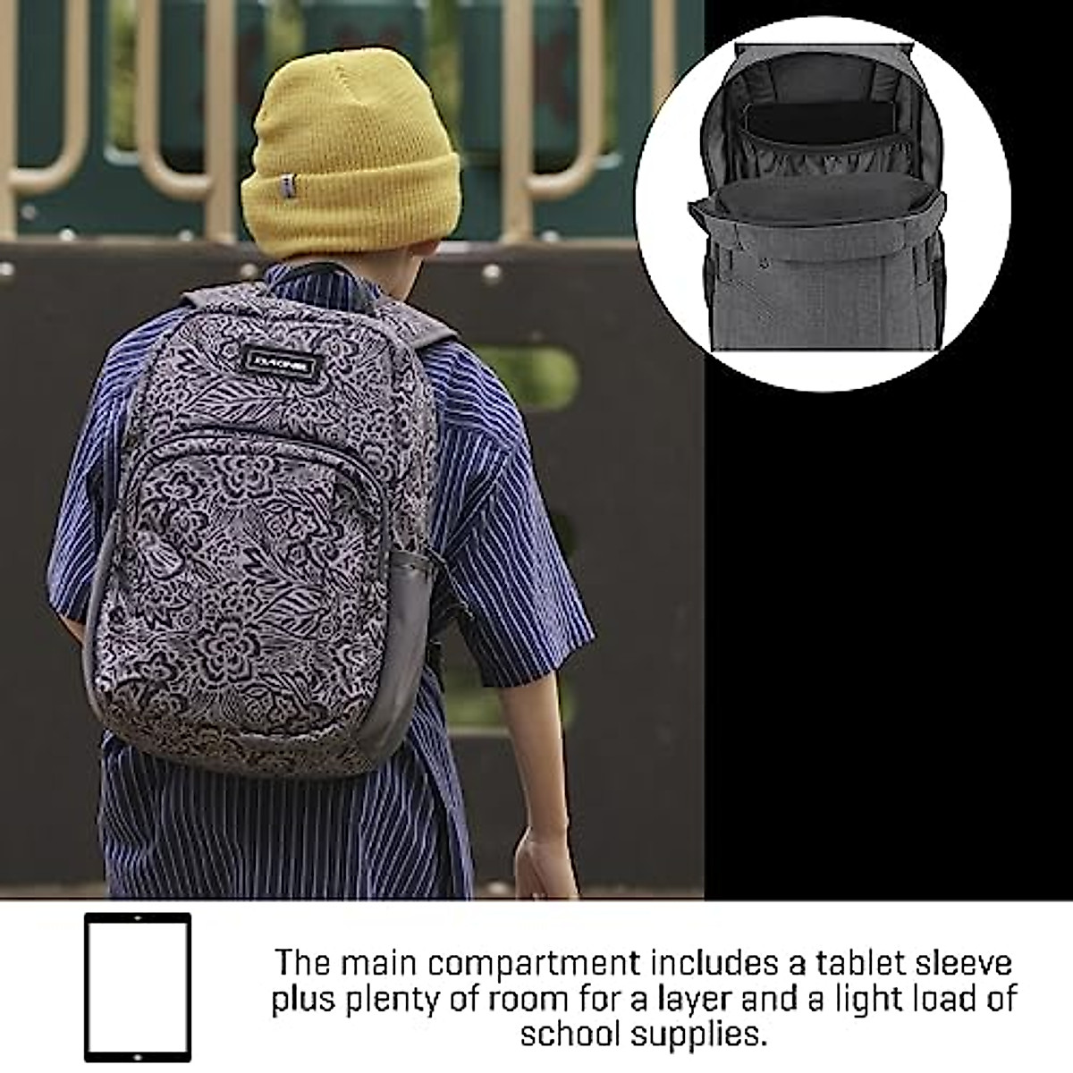 Dakine Campus Pack 18L - Black, One Size