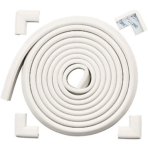 21ft Edge 4 Corners - Bundle & Save - RovingCove HeftyFit Edge Guard (6ft Edge Only, Oyster White) + RovingCove HeftyFit Edge Corner Guards (15ft Edge 4 Corners, Oyster White)