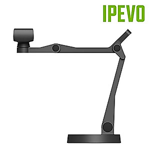 IPEVO Uplift Multi-Angle Arm for Smartphones, Multi-Jointed Phone Holder for Visual Communication and Presentations, Small Footprint Smartphone Stand for Remote Work and Distance Learning.