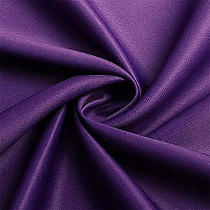 MIUCO Blackout Curtains & Drapes for Bedroom Living Room 84 Inches Long Purple and White Room Darkening Ombre Curtains Rod Pocket & Back Tab Curtains Thermal Insulated Light Blocking 2 Panels Set