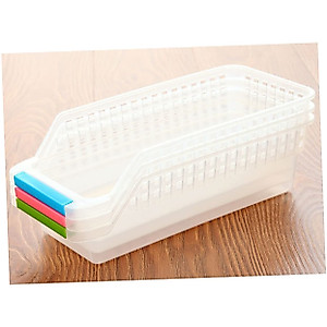 Cabilock Box Refrigerator Fruit Container Kitchen Container Fruit Organizer Refrigerator Organizer Small Refrigerator for Room Beverage Refrigerator Fridge Bins Kitchen Organizer Food Soda