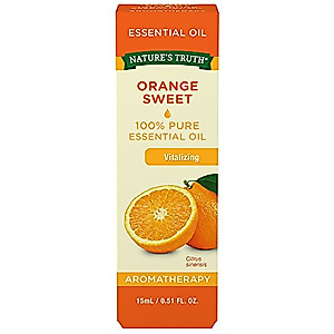 Nature's Truth Vitamins Essential Oil, Orange, 0.51 Fluid Ounce
