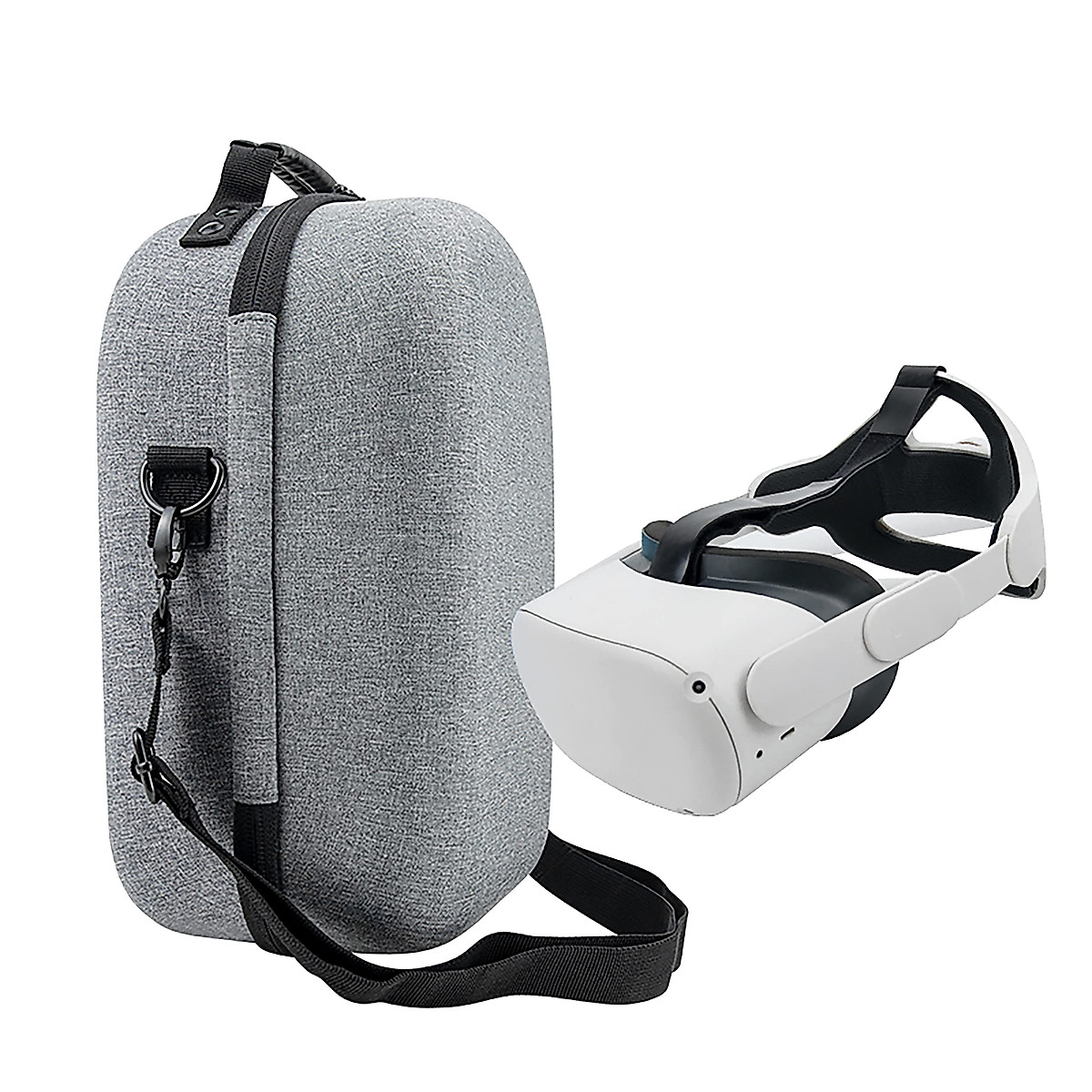 subeirey Carrying Case for Quest 2 Advanced All-in-One Virtual Reality Headset, Designed for Portable Protection of Your VR Headset & Accessories