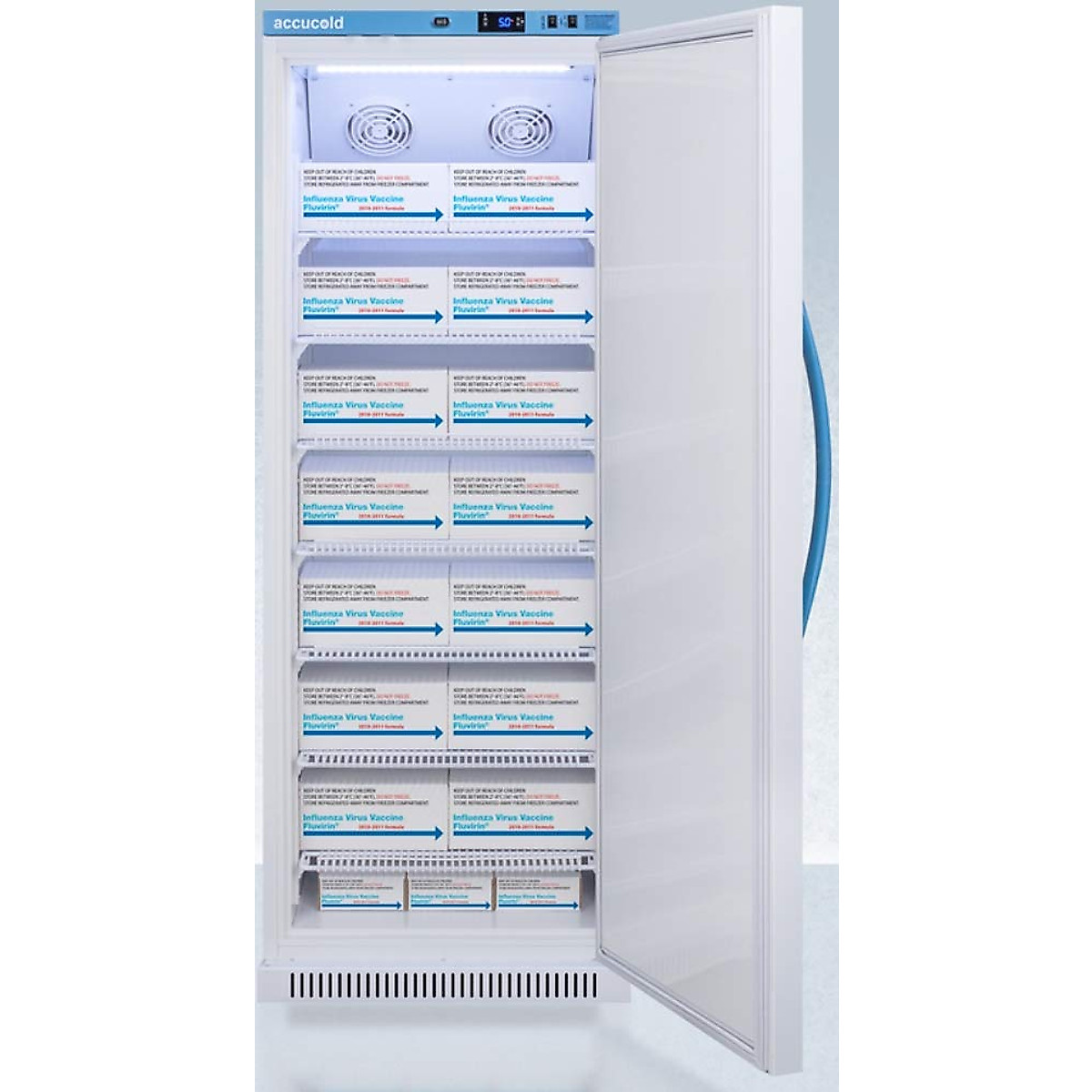 Summit Appliance ARS12PV Pharma-Vac Performance Series 12 Cu.Ft. Uprigth All-refrigerator for Vaccine Storage with Automatic Defrost, Factory-installed Lock, Digital Thermostat, White Cabinet