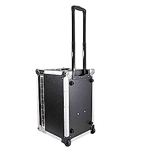 ProX T-UTIHWMK2 Rolling Utility Case W/Retractable Handle and Low-Profile Recessed Wheels 17x24.5x15" Exterior For Cabales/100 LP Vinyl Records