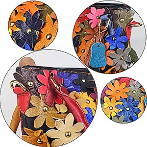 Sibalasi Clear Out 3D Flower shape Multicolored Tote Bright Purse Shouler bags for Women Handbag Trendy