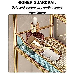 FZYUAN Bathroom Wall Cabinet Metal Medicine Cabinet Bathroom Cabinet Wall Mounted Over The Toilet Storage Cabinet Hanging Cabinet for Bathroom Livingroom Kitchen Cupboard,2 Level