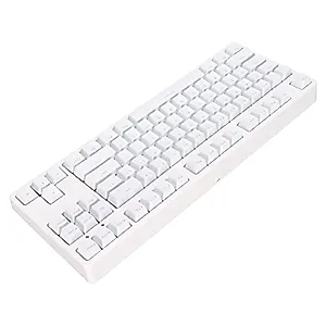 Mechanical Keyboard, Quick Response Wired Keyboard for Office for Work for Home Gaming(White)