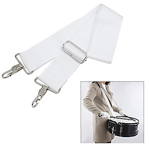Sasuori Adjustable Nylon Parade Marching Snare Drum Sling Strap Belt Musical Instrument Accessory