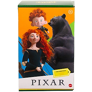 Mattel Disney Pixar Brave Merida Action Figure, Movie Character Toy 6.6-in Tall, Highly Posable in Authentic Costume with Archer Bow, for Ages 3 Years & Older