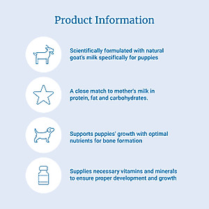 Pet-Ag Goat’s Milk Esbilac Powder - 5 lb - Powdered Puppy Formula with Prebiotics, Probiotics & Vitamins for Puppies Newborn to Six Weeks Old - for Sensitive Digestive Systems