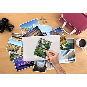 24 Photo Mini Photo Album, 4 x 6 Inch, Pack of 5, Clear View Cover, by Better Office Products, Holds 24 Photos, 5 Pack