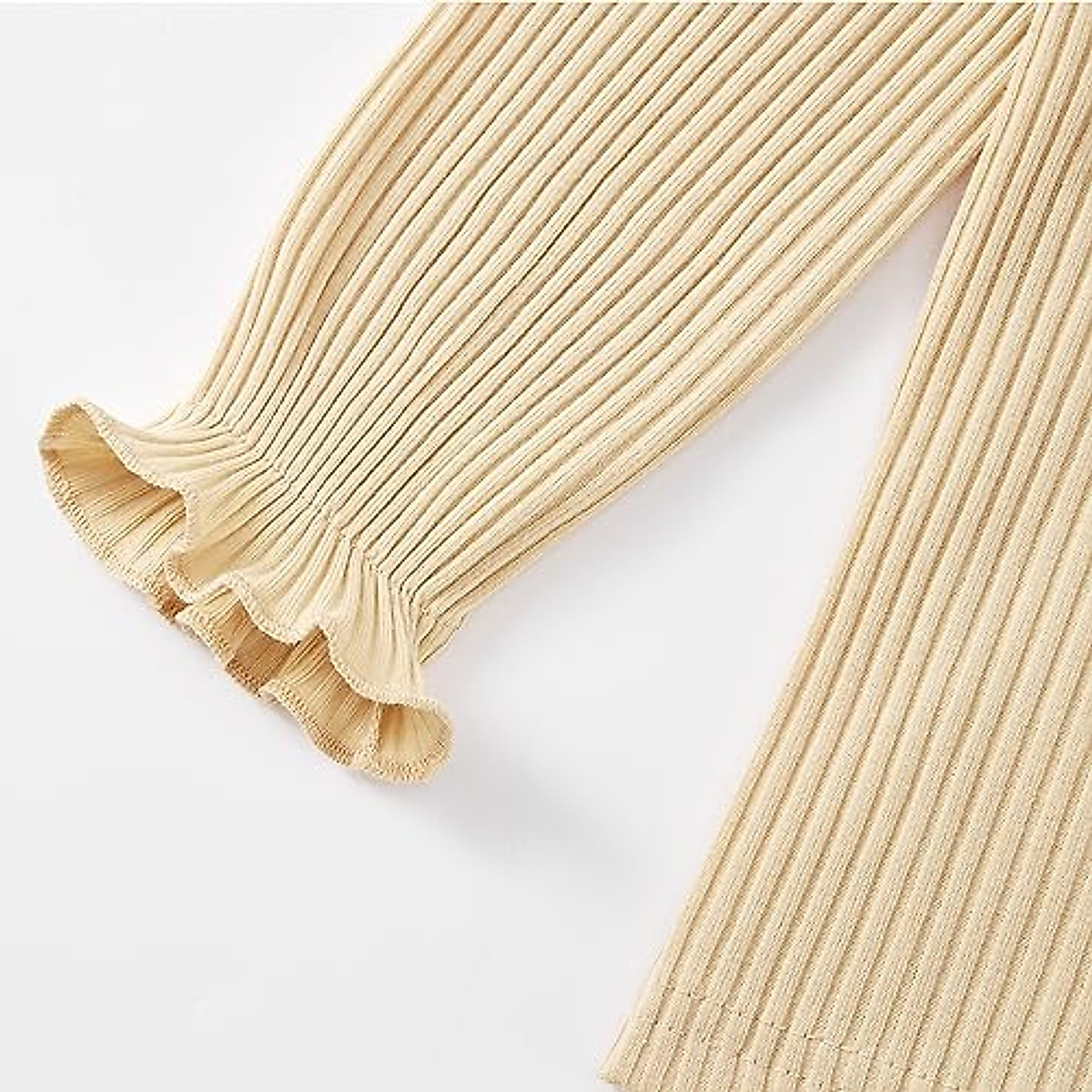 Weixinbuy 4t Girl Clothes Toddler Girl Clothes Fall Outfits Long Sleeve Turtleneck Knitted Sweater Top Plaid Mini Skirts Set Khaki 4-5T