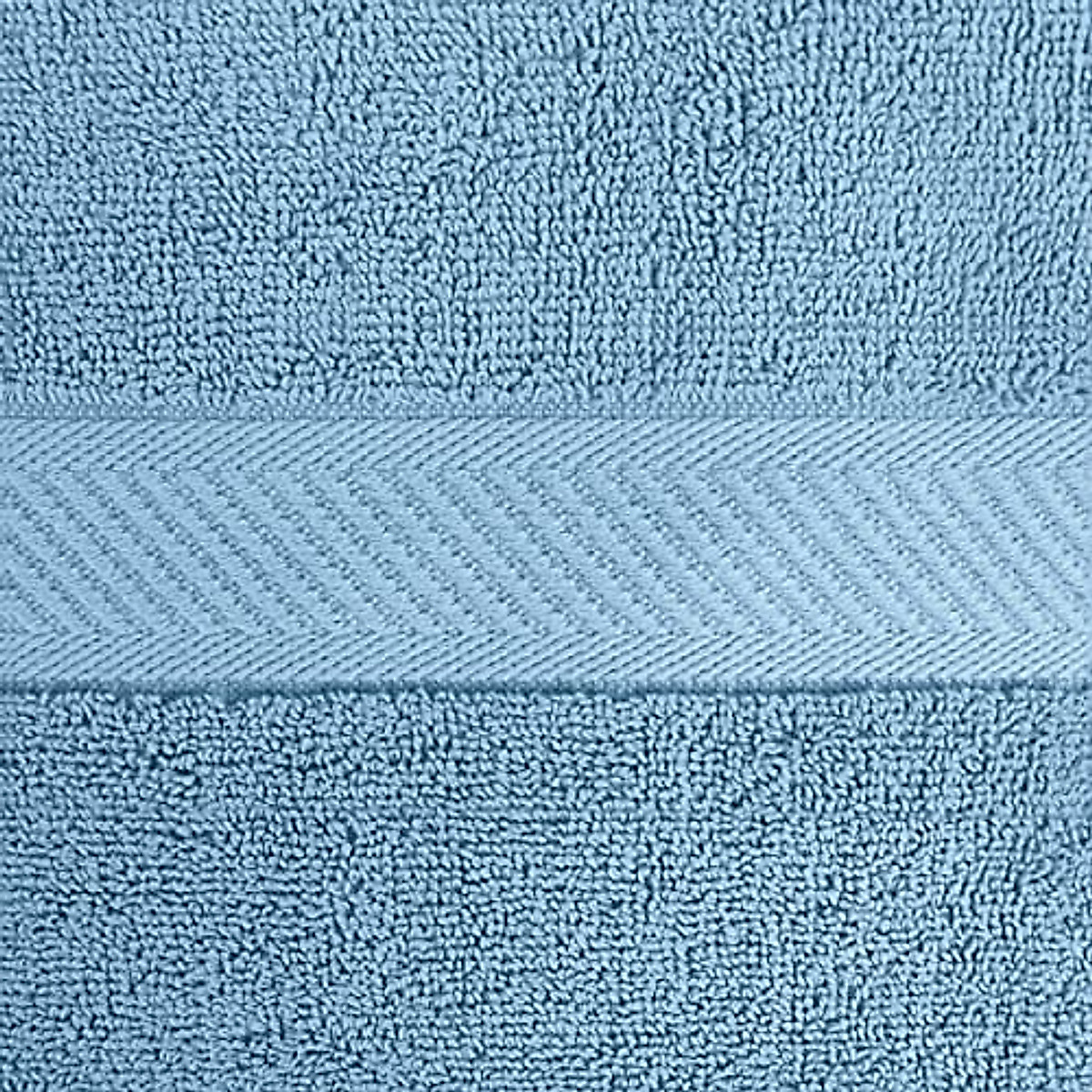 Utopia Towels [6 Pack Bath Towel Set, 100% Ring Spun Cotton (24 x 48 Inches) Medium Lightweight and Highly Absorbent Quick Drying Towels, Premium Towels for Hotel, Spa and Bathroom (Sky Blue)