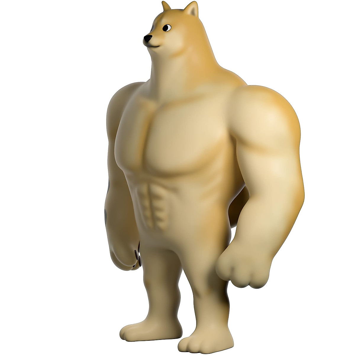 You Tooz Swole Doge 5' Tan Vinyl Figurine - Meme Collection