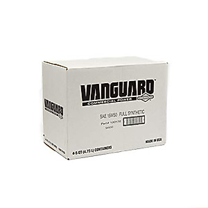 Briggs & Stratton 100170 Vanguard 15W-50 Heavy Duty Synthetic Oil, 5 Quart