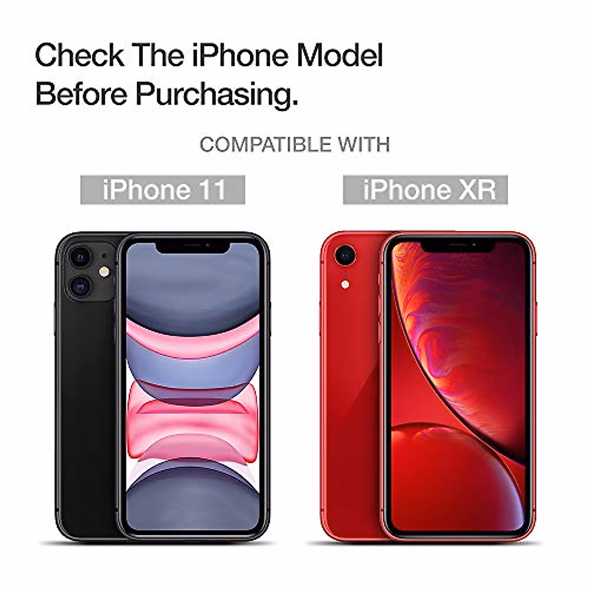 Trianium Tempered Glass Screen Protector Designed for Apple iPhone 11 (2019) / iPhone XR (2018), 3 Pack HD 0.25mm Glass 9H Film (w/Alignment Case Tool included)