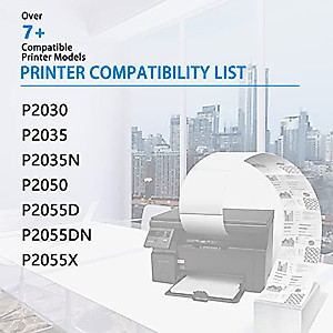 NineLeaf 05A p2035n p2035 Compatible Toner Cartridge Replacement for HP 05A CE505A to use in P2035 P2035n P2055 P2055d P2055dn P2055x Printer (1 Pack Black)