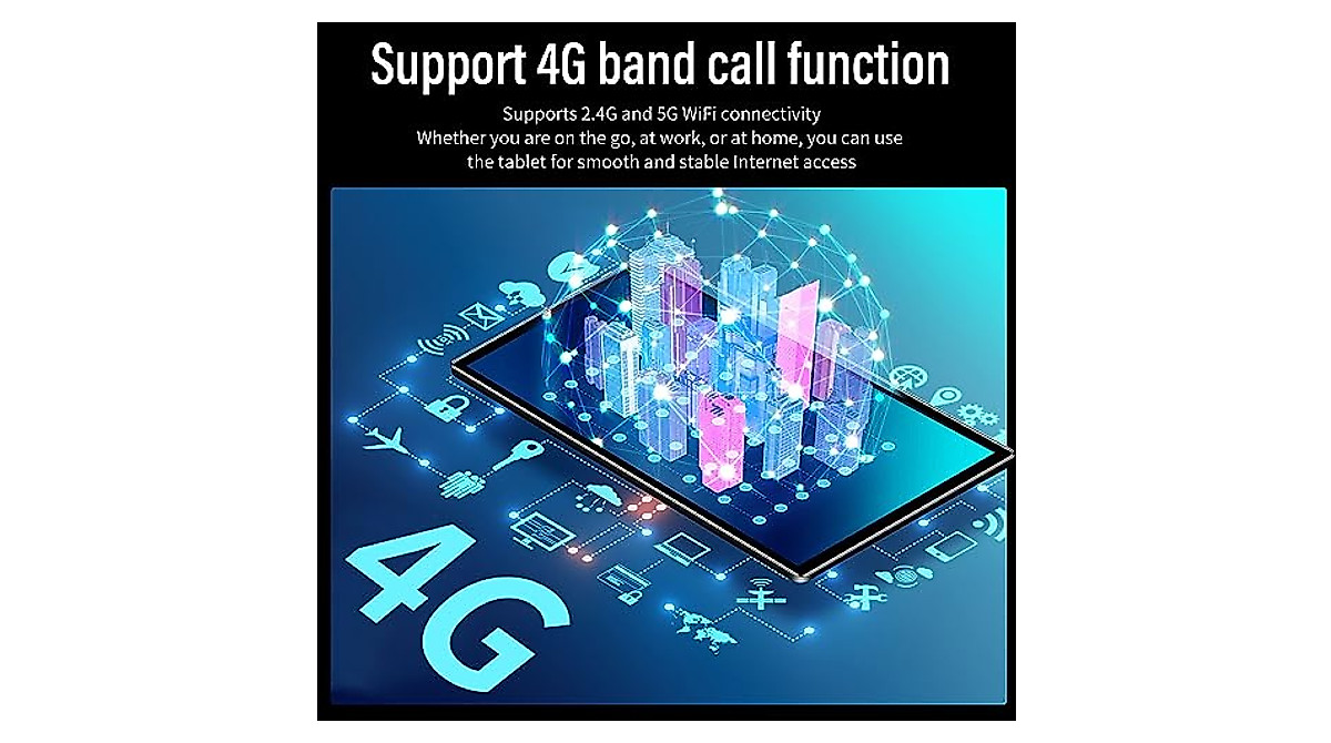 Tablet PC, Octa Core Processor 4GLTE 5G Dual WiFi Highly Sensitive ...