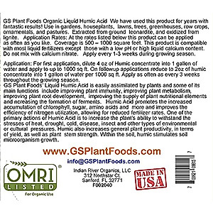 Organic Liquid Humic Acid with Fulvic Increased Nutrient Uptake for Turf, Garden and Soil Conditioning 1 Gallon Concentrate (Packaging May Vary)