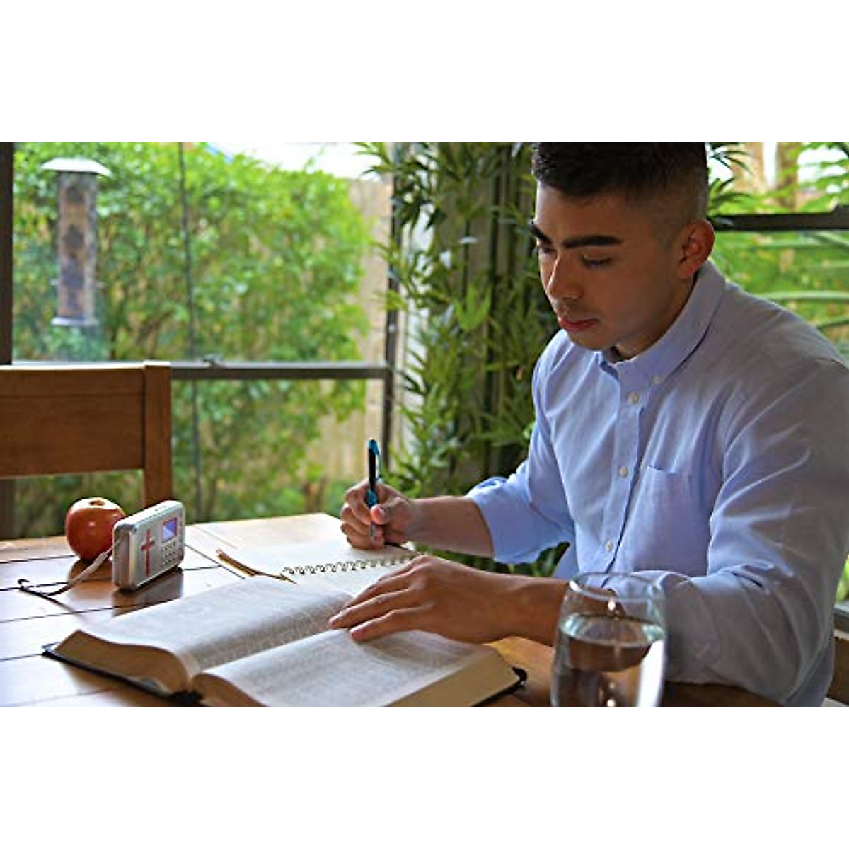 Daily Meditation 1 NIV Audio Bible Player - New International Version Electronic Bible (with Rechargeable Battery, Charger, Ear Buds and Built-in Speaker)