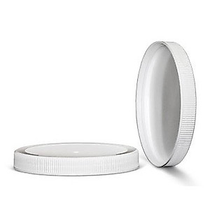 2 Pack ~ Wide Mouth 1 Gallon Clear Glass Jar - White Lid with Liner Seal for Fermenting Kombucha/Kefir, and Storing Food - USDA Approved, Dishwasher Safe