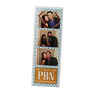 100 Photo Booth Bookmark Sleeve Strip Protectors for 2" X 6" Pictures