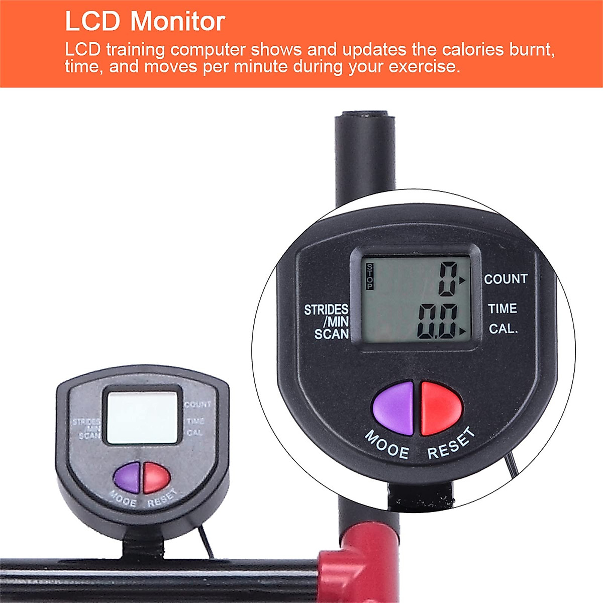 PRODCA Straight Linear Type Powerful Private Fitness Club Abdomen Exerciser Black