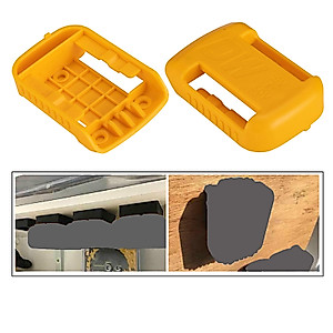 Crtbelfy 5 Pack Battery Holder Compatible for Dewalt 20V 60V Battery Mounts Hanger Dock Holder Fit for DCB200 DCB203 DCB205 Batteries