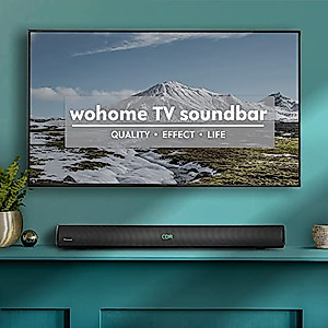 Wohome Sound Bar, 38 Inch 100W Soundbar for TV with 6 Speakers, LED Display, HDMI-ARC, Bluetooth 5.0, Optical, AUX, USB Input, 110 dB 3D Surround Sound Home Theater Audio TV Speakers Systems S9920
