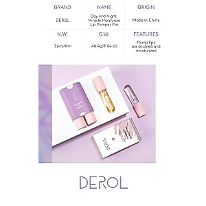 alkcam Lip Plumping, Natural Plumping And Lip Care Serum, Plumping Lip Enhancer, Lip Mask, Beautiful Plumping, Moisturizing And Reducing Fine Lines, Day And Night (A) (Upgraded style)