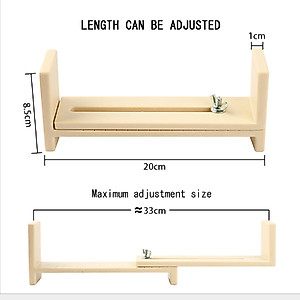 iDili Braided Thread Holder Jig, DIY Hand-Knitted Rope Woven Holder, Hand Bracelet Rope Making Tool Rope Braided Fixing Frame Plate, DIY Craft Braiding Tool with Scale, Adjustable Length