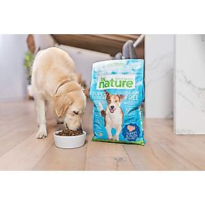 By Nature Pet Foods Grain Free Dog Food Made in USA [Grain Free Dry Dog Food with Superfood Ingredients for Food Sensitivities and Immune Health], Turkey & Duck Meal Recipe, 24 lb. Bag, Brown (77062)