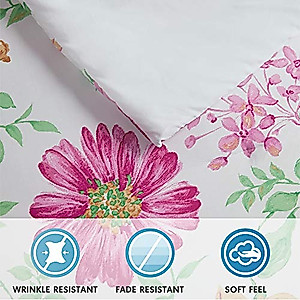 Comfort Spaces Bed in A Bag Comforter Set - College Dorm Room Essentials for Girls Bedding, Complete Dormitory Bedroom Pack And Sheet with 2 Side Pockets, King, Green